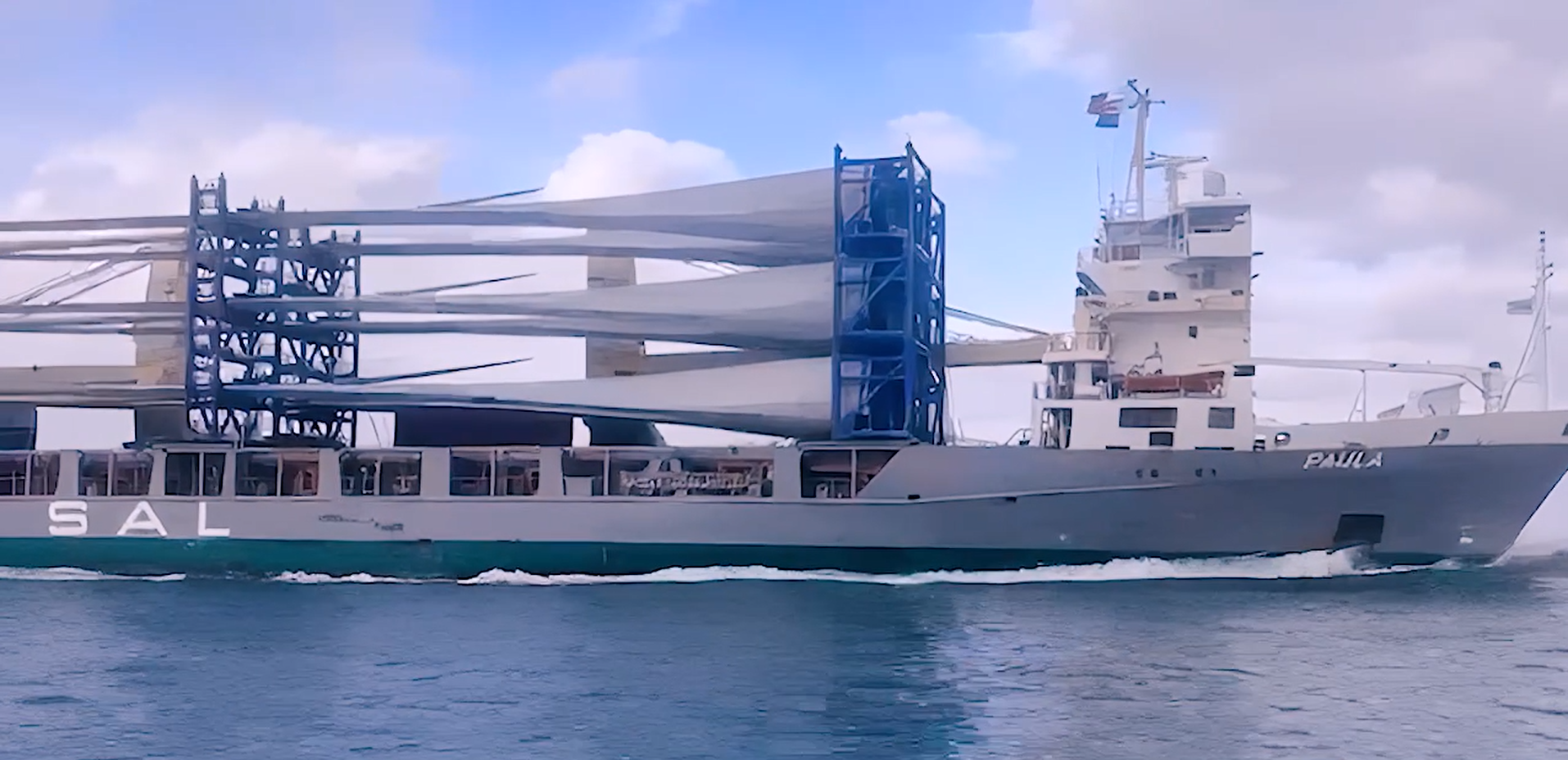 Wind power in motion: MV Paula delivers blades from UK to Japan - JSI ...